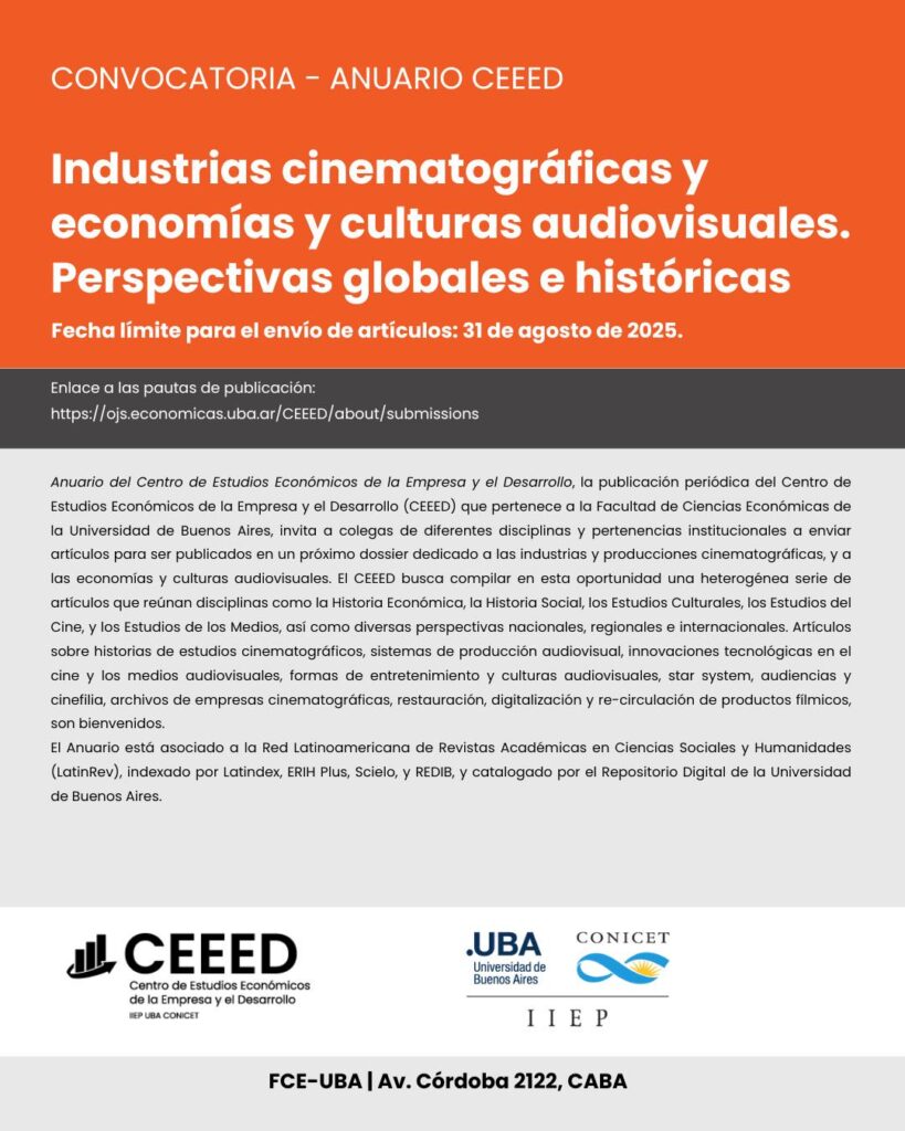 Convocatoria de artículos para el Anuario del CEEED – AsAECA